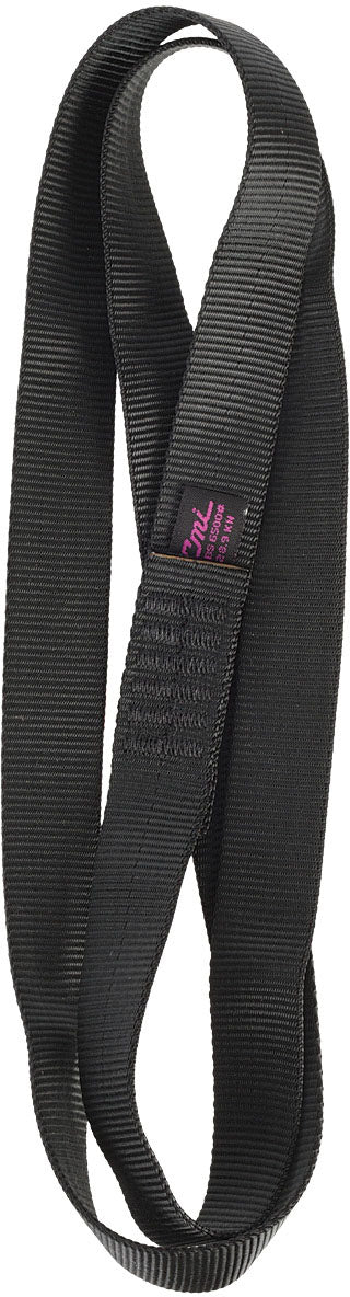 CMI Sewn Runner 1" x 36" Black | Heavy-Duty Nylon Webbing Slings & Lan – 365 Cycles