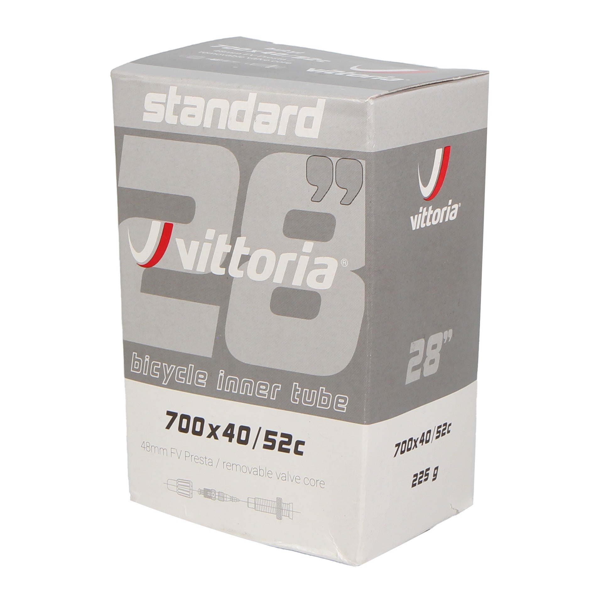 Vittoria Standard Tube, 700x40-52, PV 48mm – 365 Cycles