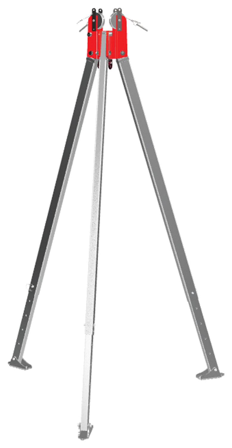 Isc Tripod System with Cast Head | Heavy-Duty Industrial-Grade Tripod ...