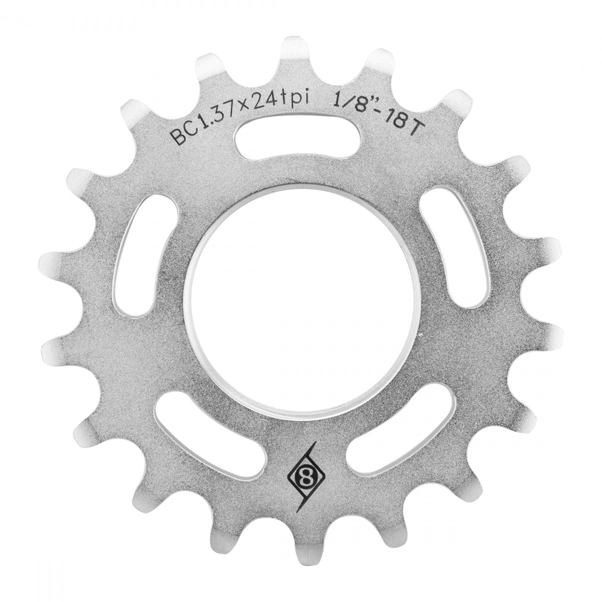 Origin8 18T Coated Track Cog for 1/8" Bikes - Hardened Chromoly, Rust ...
