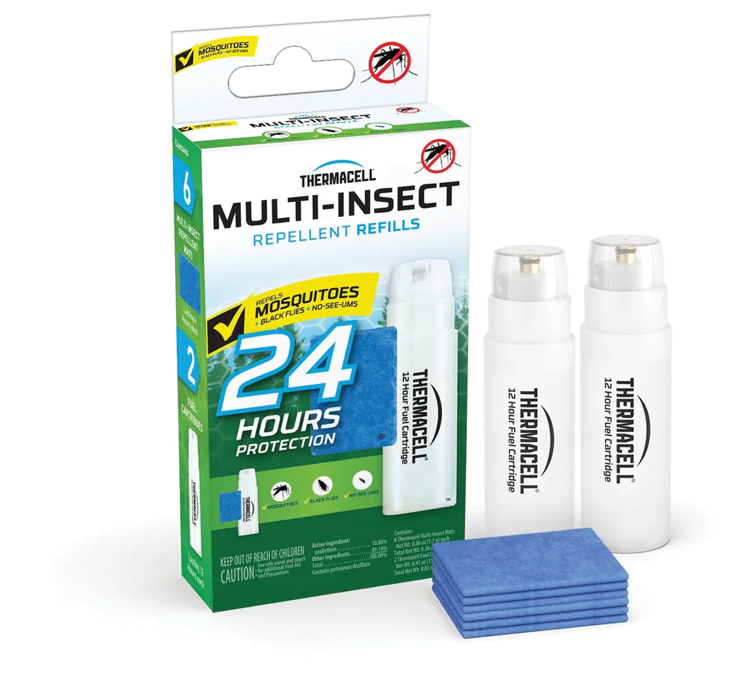 Thermacell Multi-Insect Repellent Refill | 24-Hour DEET-Free Mosquito ...