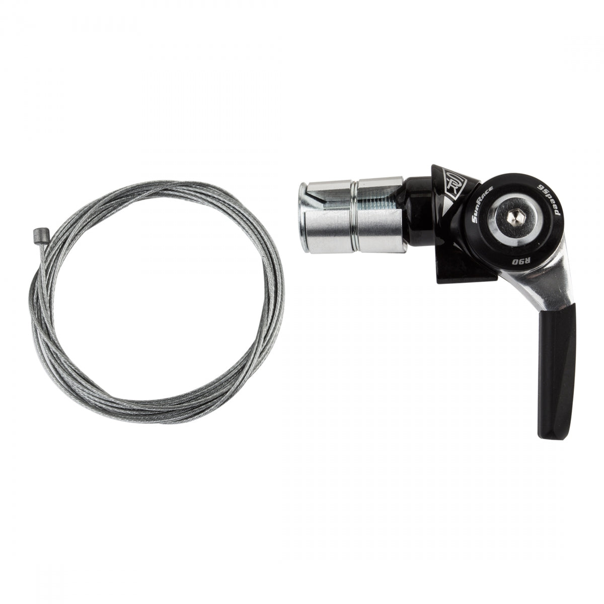 Sunrace SL-R96 SLR96 Bar End Right 9s High Polished Alloy Lever And Cl ...
