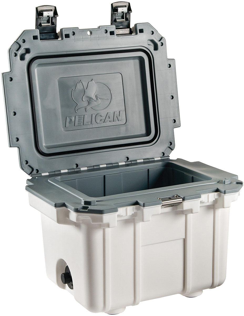 Stay Cool Anywhere with the Pelican 30qt Elite Cooler in White/Grey ...