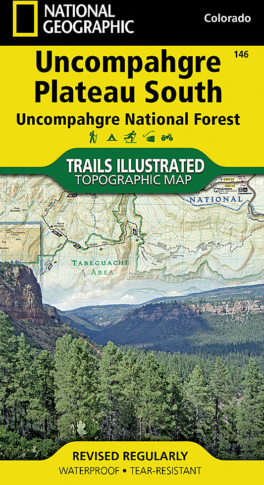 National Geographic Trails Illustrated Map: Uncompahgre Plateau South ...