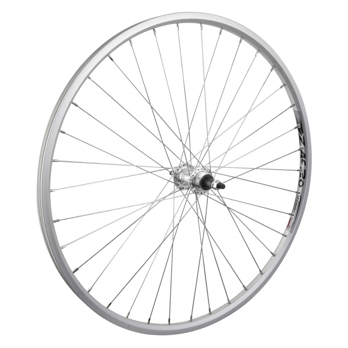 26-Inch WEI ZAC20 Rear Bicycle Wheel with Single Wall Rim, 20mm Intern ...