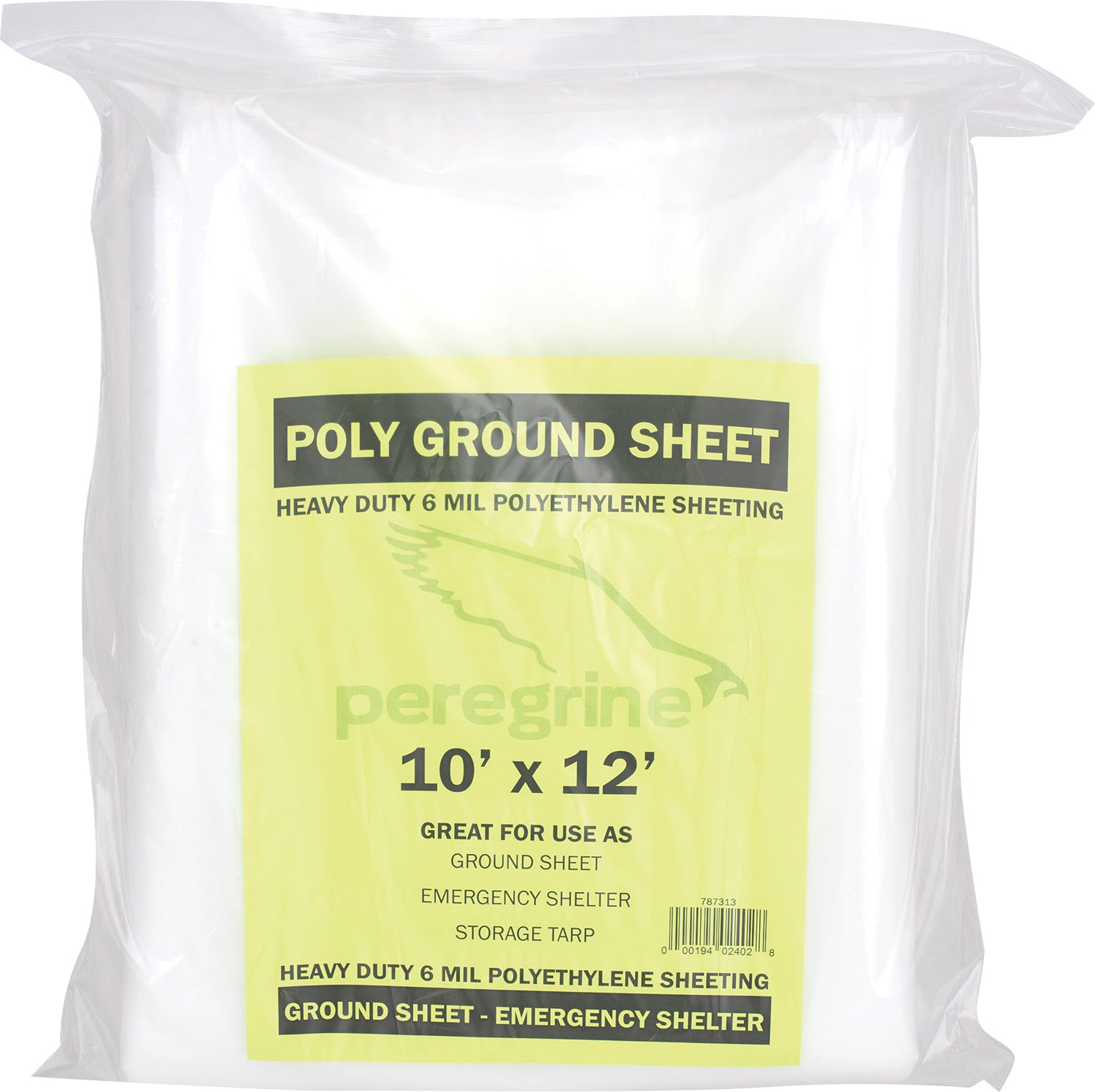 Peregrine Poly Ground Sheet 10 X 12 Tarps - Durable Groundsheets for O ...