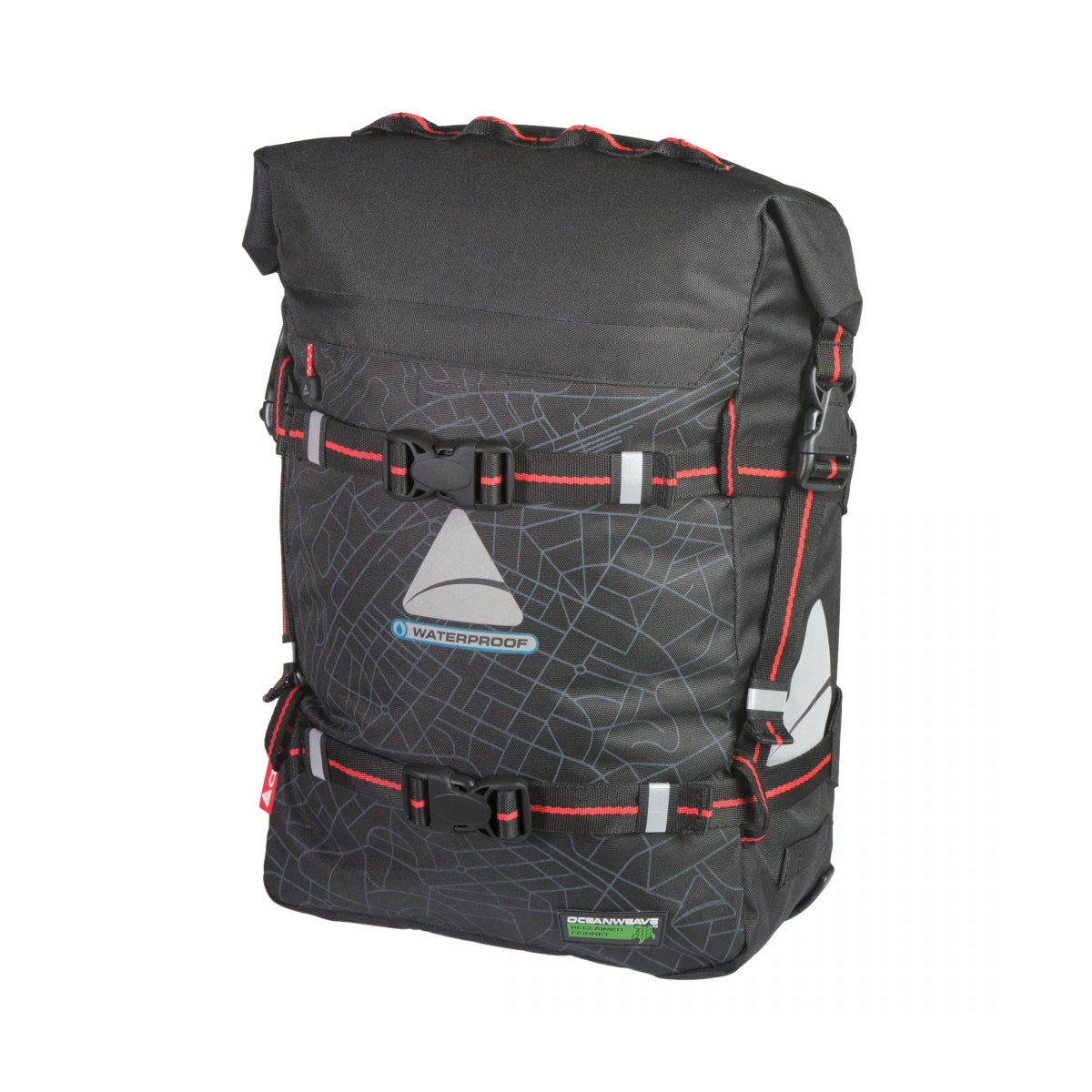 Axiom Monsoon Oceanweave P18+ Pannier Black 18.5x11.25x5.25â€ Hook-On ...