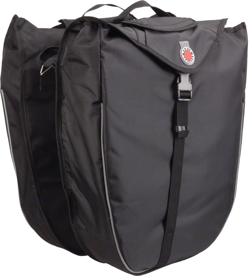 Banjo Brothers Black Saddlebag Panniers | Durable 840D Polyester, Rips ...