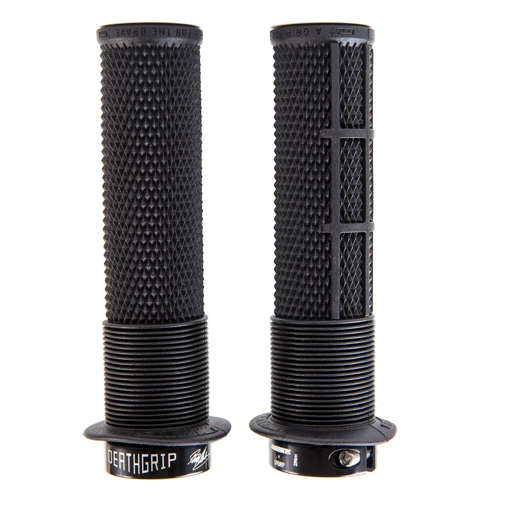 DMR DeathGrip 2 Race Edition Grips - Thick, Lock-On, Black, Flanged ...