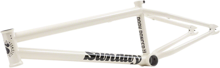 Sunday Park Ranger BMX Frame - 21" TT, Gloss Classic White – 365 Cycles