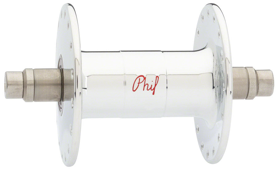 Phil Wood High-Flange Front Hub 9x1x100mm Rim Brake, Polished Silver ...