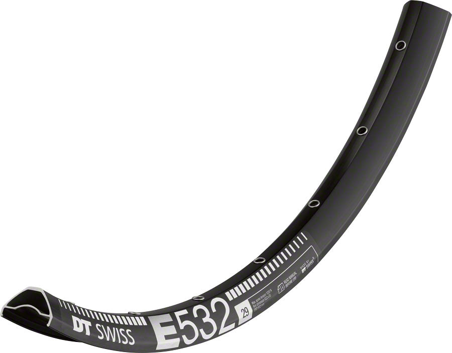 DT Swiss E 532 29 Tubeless Ready Disc Rim 28h Black Enduro 0mm Offset ...