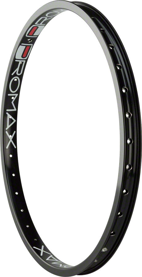 Promax BMX RMV TR Rim 20 Black 36H Tubeless Clincher Schrader 6061 All ...