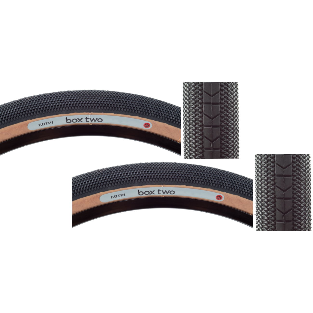 Pack of 2 Box Components Box Two Tires 29x2.35 Wire TPI Bk/Skn BX-TR2 ...