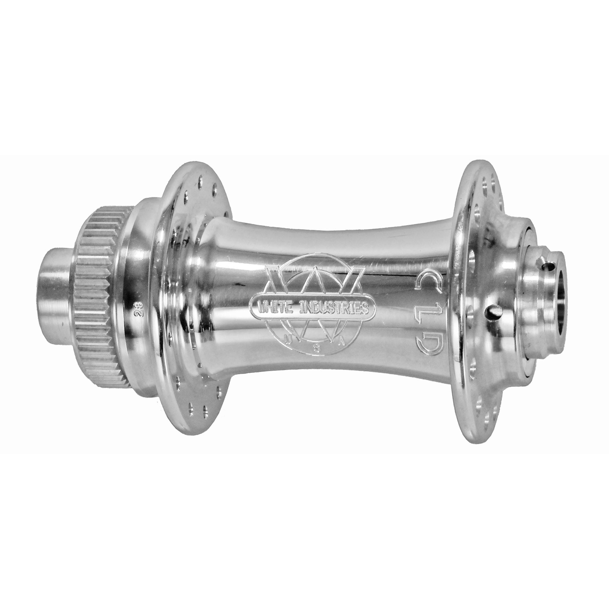 White Industries Front CLD TA Hub, 12x100mm 24h, Silver – 365 Cycles
